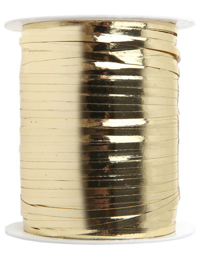 Bolduc brillant or 10 mm x 25 m - Vegaooparty