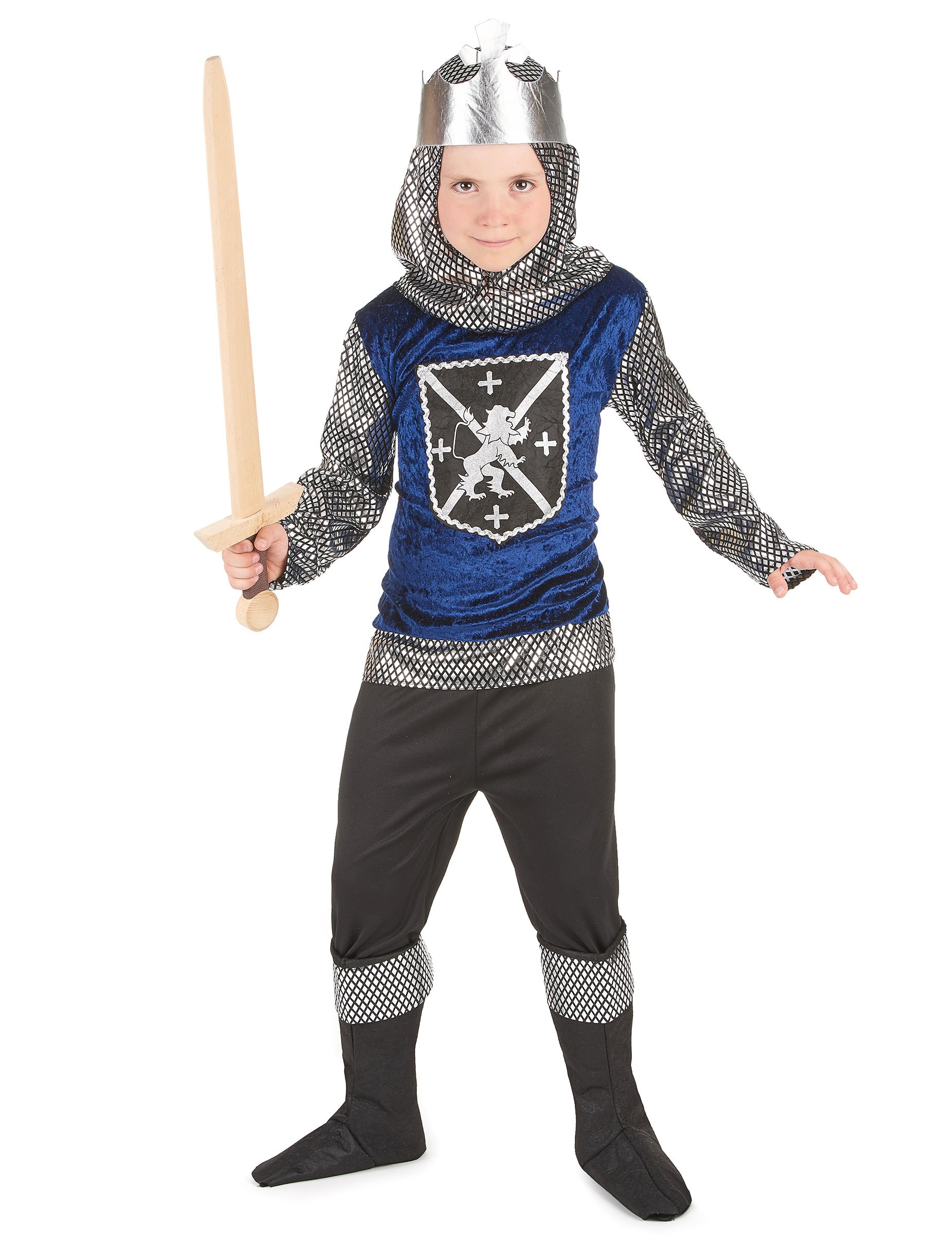 Déguisement chevalier bleu nuit garçon - Vegaooparty