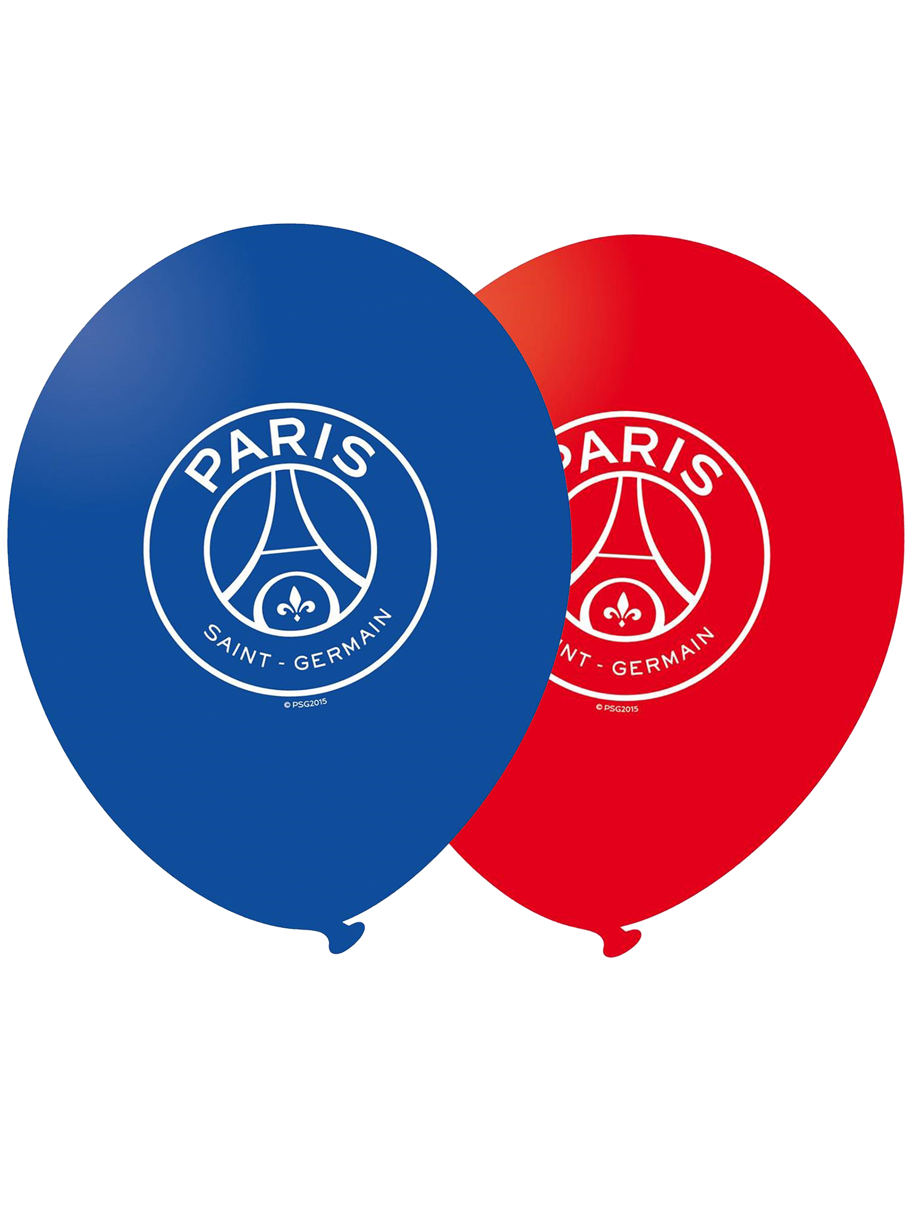 11 Ballons imprimés PSG™ - Vegaooparty