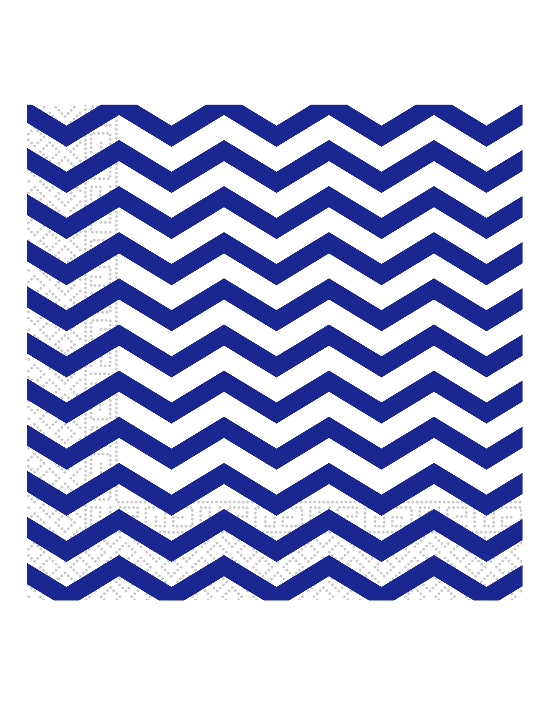 20 Serviettes en papier bleu roi chevron 33 x 33 cm - Vegaooparty