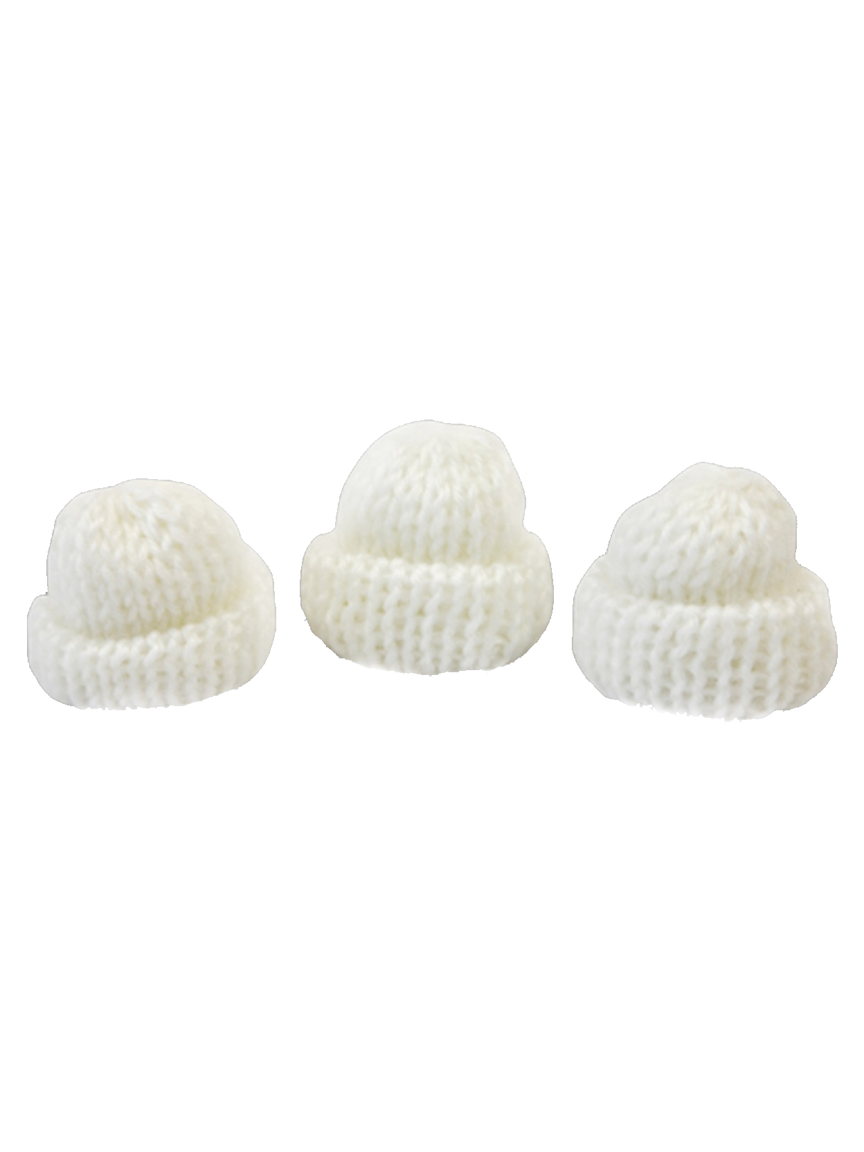 3-bonnets-tricots-blancs-3-4-x-1-5-x-3-cm-vegaooparty