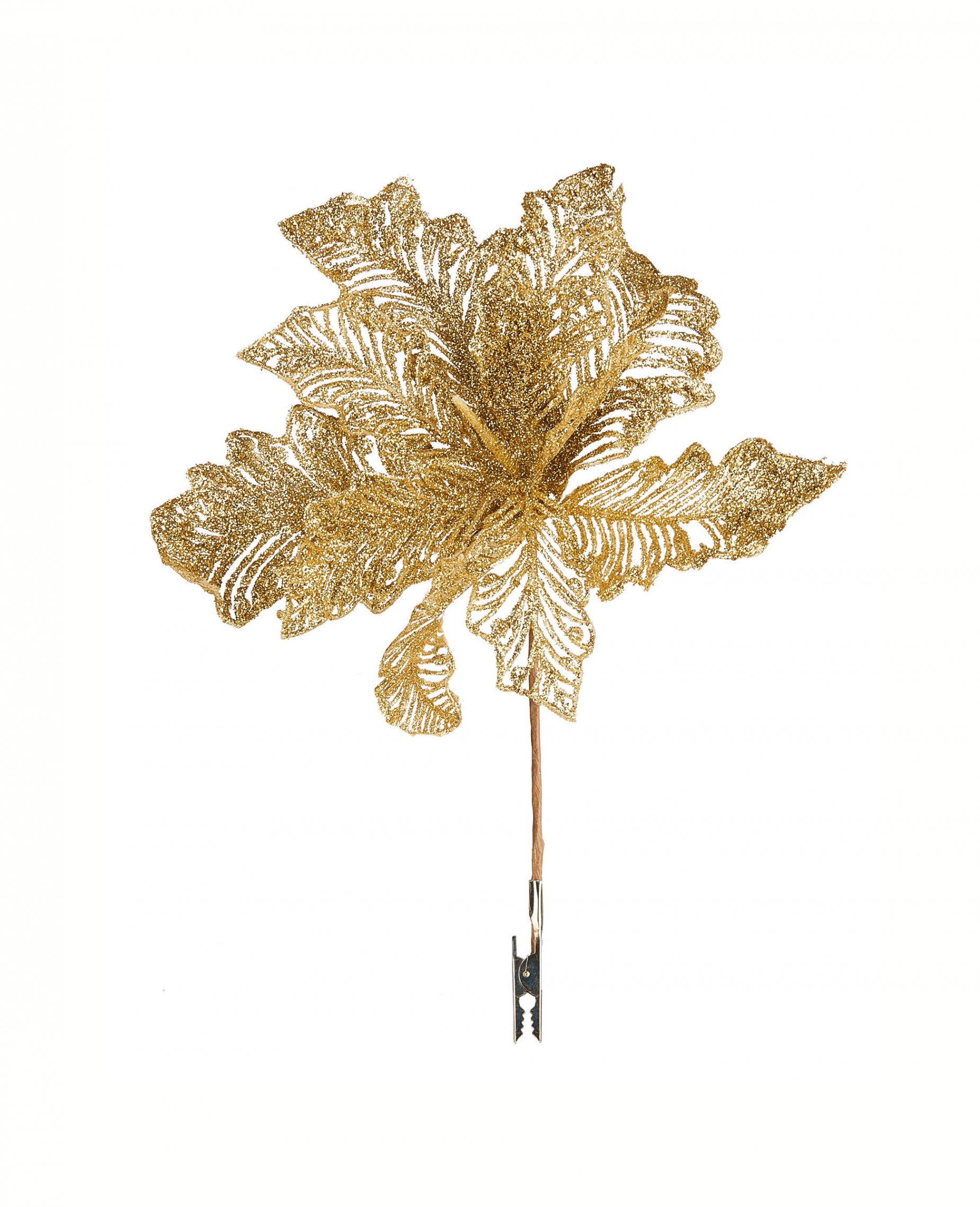 Fleur dorée 22 cm - Vegaooparty