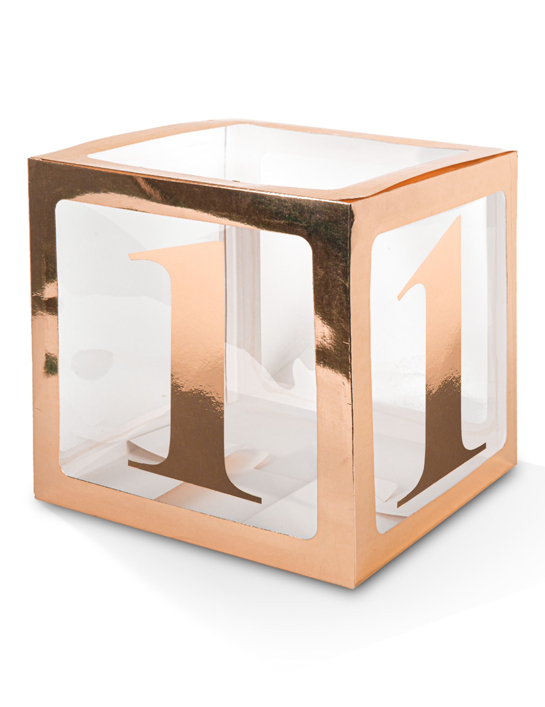 Sticker chiffre rose gold 15 cm - Vegaooparty