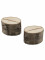 10 Mini rondins de bois naturel 5 cm - Vegaooparty